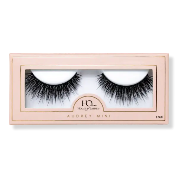 HOUSE OF LASHES Audrey Mini Natural Volume Faux Mink Fibers False Eyelashes - One-color