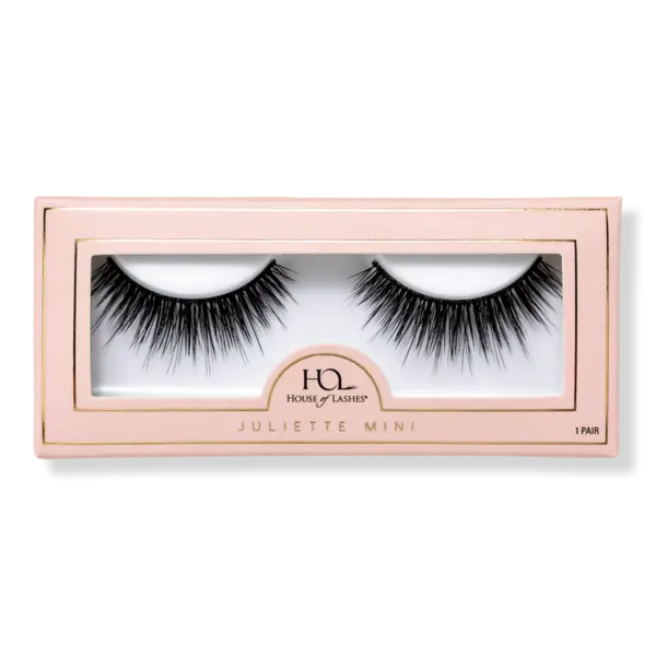 HOUSE OF LASHES Juliette Mini Natural Volume Faux Mink Fibers False Eyelashes - One-color