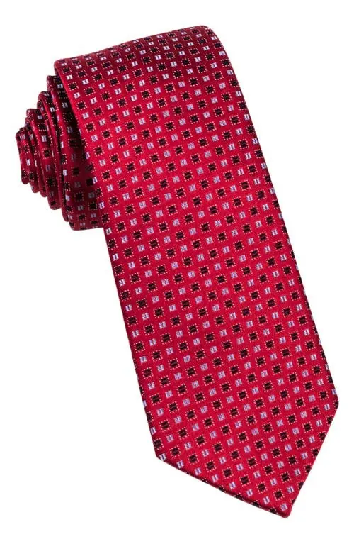 W.R.K Silk Jacquard Neck Tie - Red