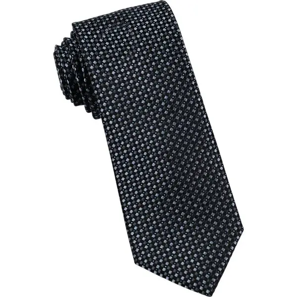 W.R.K Silk Jacquard Neck Tie - Black