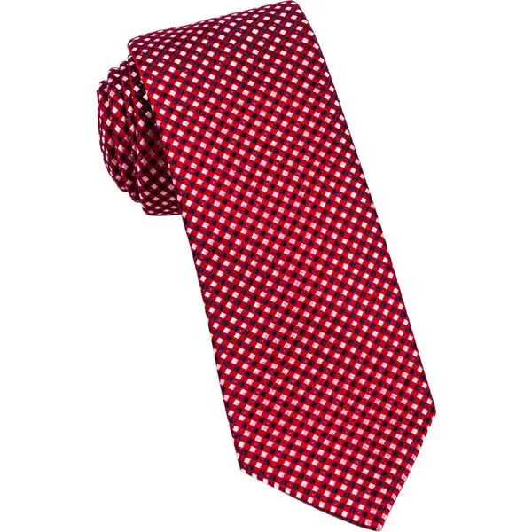 W.R.K Silk Jacquard Neck Tie - Red