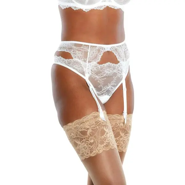 JOURNELLE Anais Suspender Belt - Powder