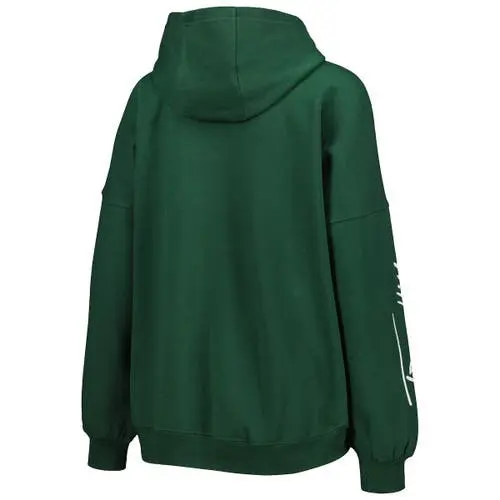 Tommy Hilfiger Bay Packers Becca Drop Shoulder Pullover Hoodie