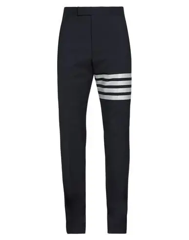 Thom Browne Midnight Wool Tailored Straight Leg Pants