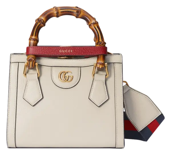 Gucci Diana Mini Tote Bag - White