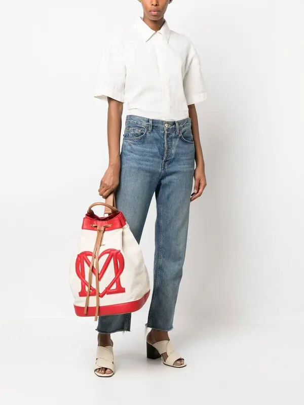 Moschino Logo-motif Drawstring Backpack
