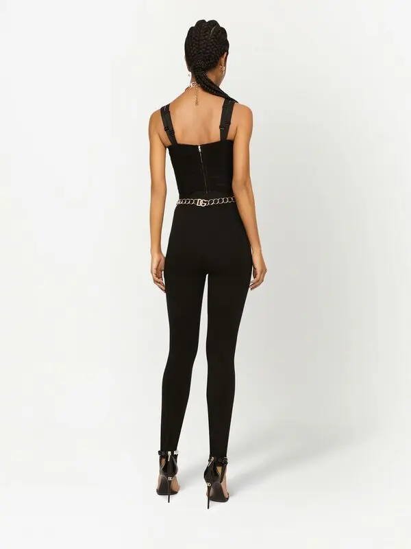 Dolce & Gabbana Draped Tulle Corset Top