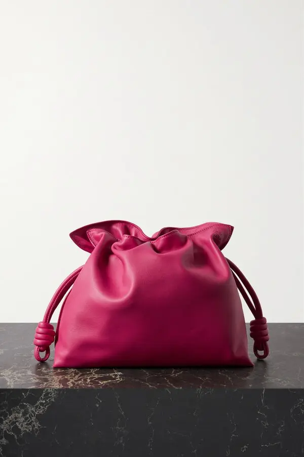 Loewe Flamenco Medium Leather Clutch