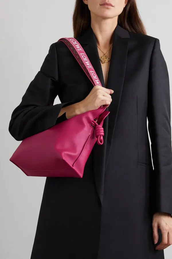 Loewe Flamenco Medium Leather Clutch
