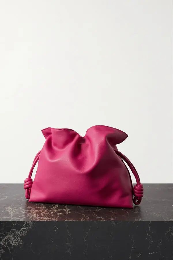 Loewe Flamenco Medium Leather Clutch