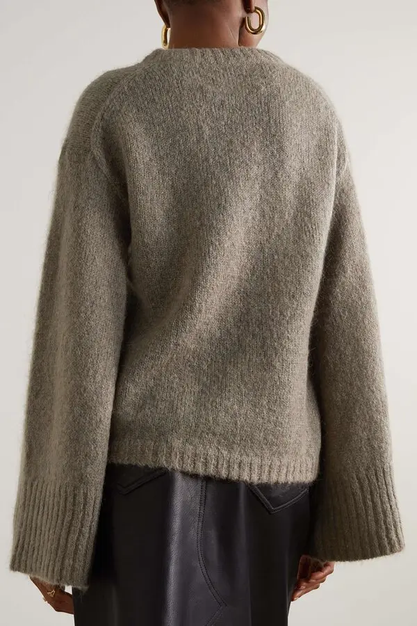 BY MALENE BIRGER Cierra Brushed Knitted Sweater
