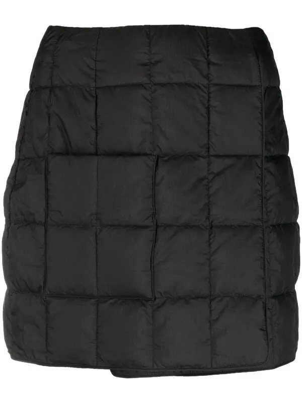 IENKI IENKI Quilted Mini Skirt - Black