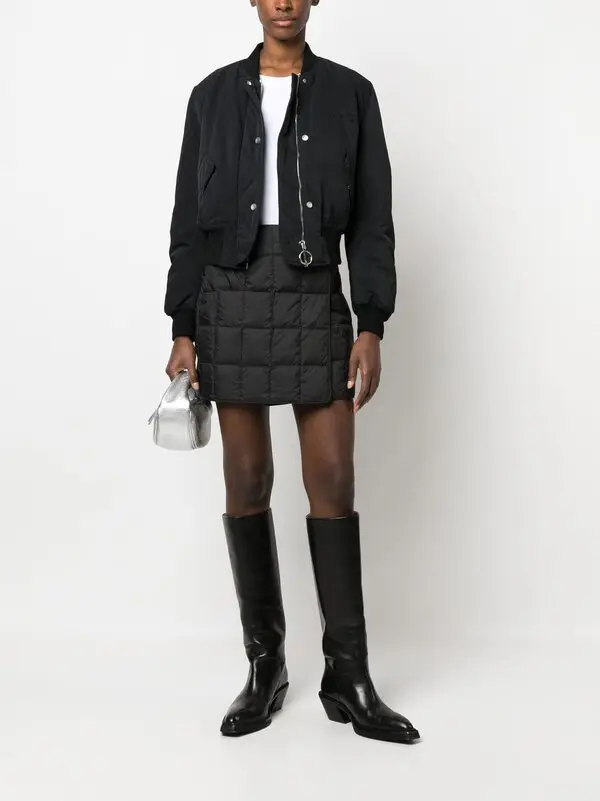 IENKI IENKI Quilted Mini Skirt - Black