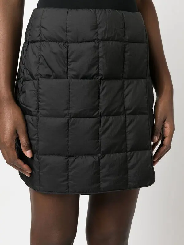IENKI IENKI Quilted Mini Skirt - Black