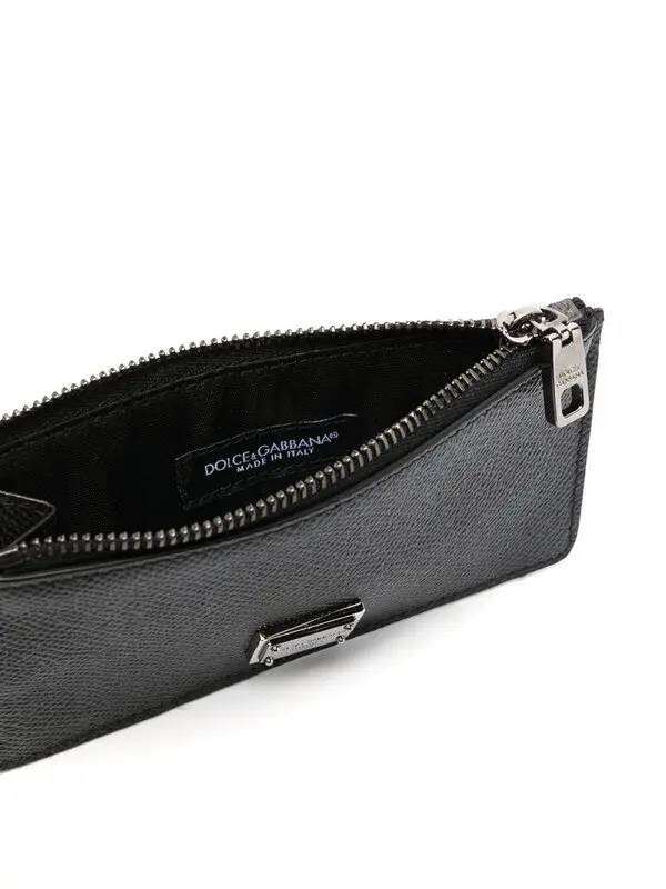 Dolce & Gabbana Logo-tag Leather Card Holder