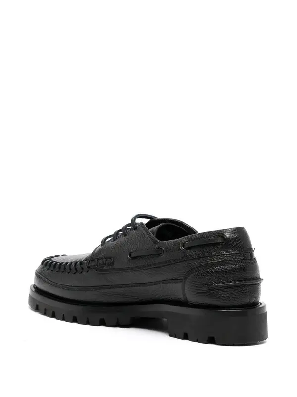 Bally Leather Ridged Derby-shoes