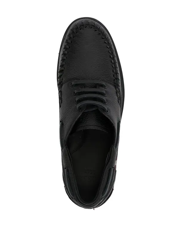 Bally Leather Ridged Derby-shoes
