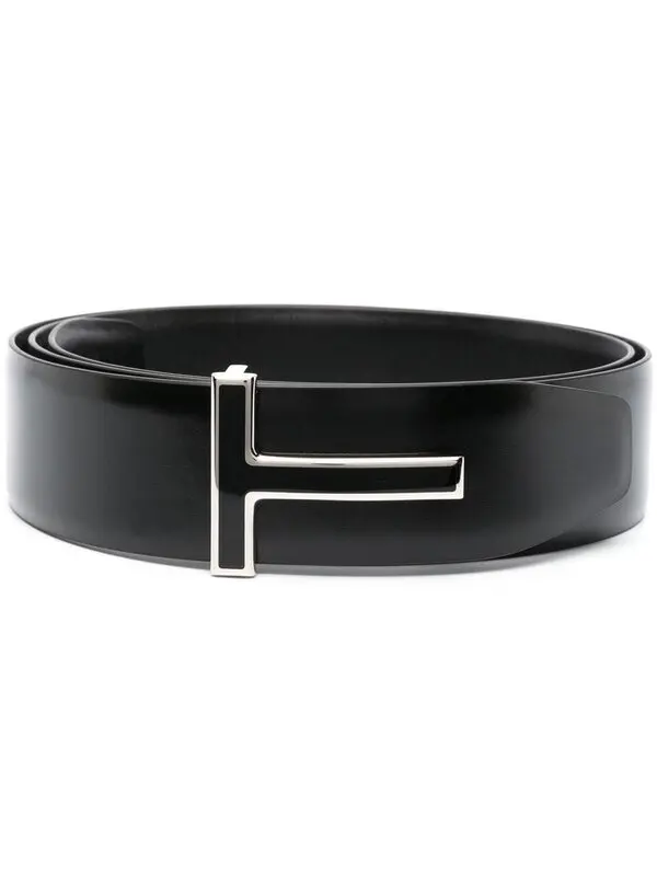 TOM FORD Reversible Logo Belt - Black