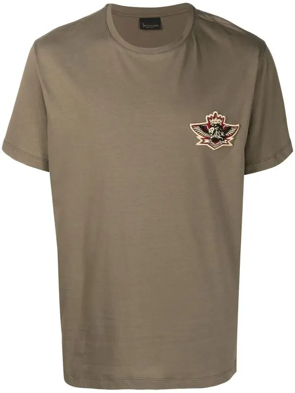 BILLIONAIRE Logo-patch Short-sleeved T-shirt - Green
