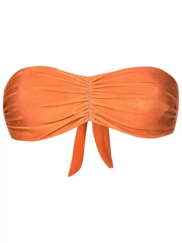 CLUBE BOSSA Venet Strapless Bikini Top - Orange