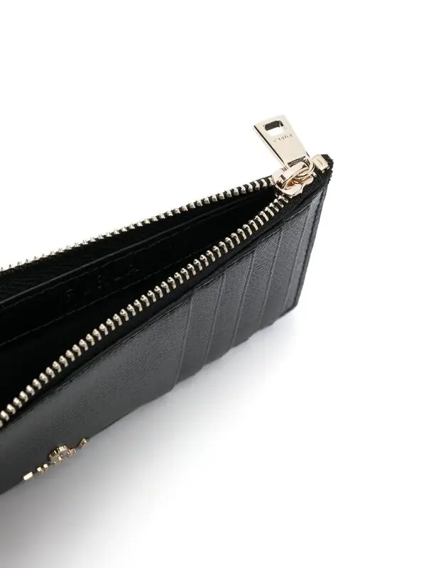 Furla Logo-plaque Detail Wallet - Black