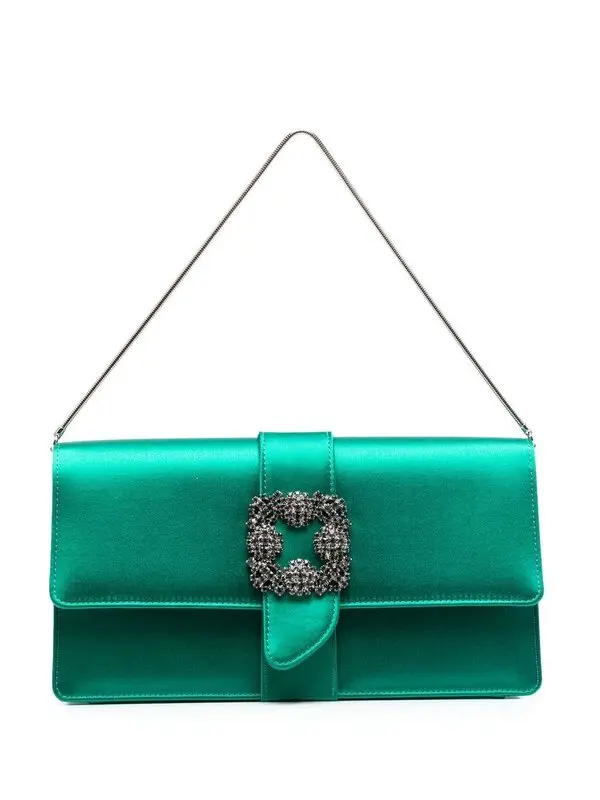 Manolo Blahnik Decorative-buckle Clutch-bag