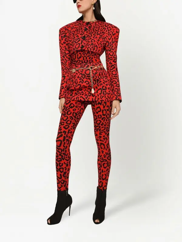 Dolce & Gabbana Leopard-print Mini Skirt