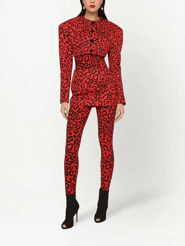 Dolce & Gabbana Leopard-print Mini Skirt