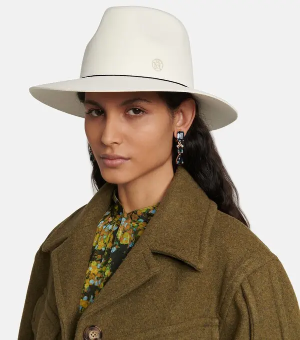 MAISON MICHEL Henrietta Wool-felt Fedora