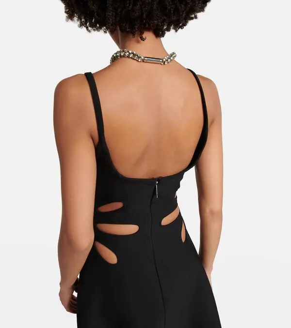 christopher kane cut out dress Self-portrait X Christopher Kane Cut-out Lace Maxi Dress Black Self-Portrait