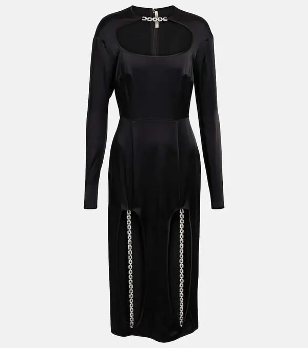 CHRISTOPHER KANE Cutout Embellished Midi Dress