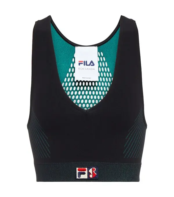 ROKSANDA X Fila Jersey Sports Bra - Multicoloured