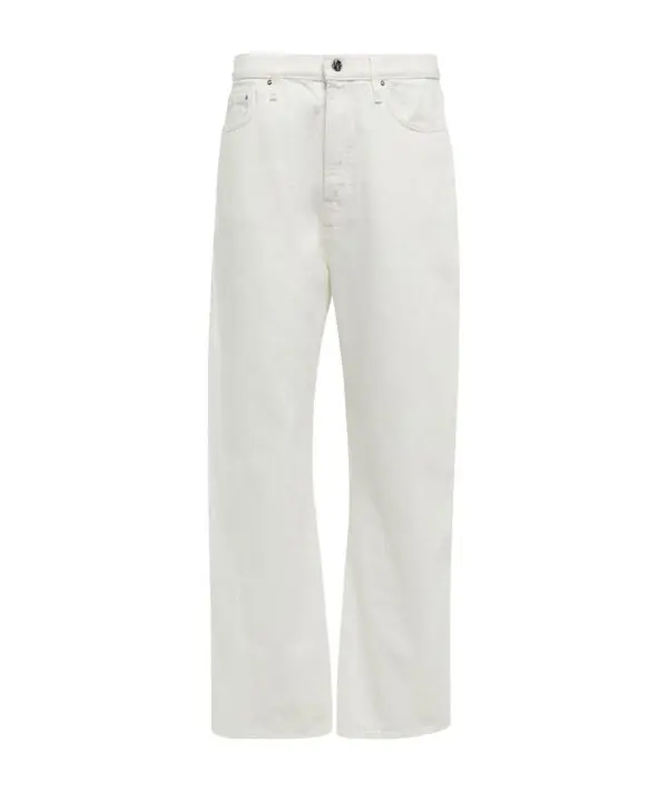 TOTEME Mid-rise Straight Jeans - White