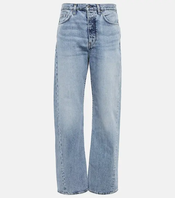 TOTEME High-rise Straight Jeans - Blue
