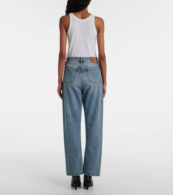 TOTEME High-rise Straight Jeans - Blue