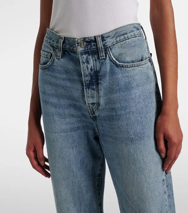 TOTEME High-rise Straight Jeans - Blue