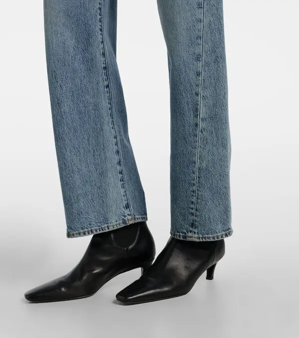 TOTEME High-rise Straight Jeans - Blue