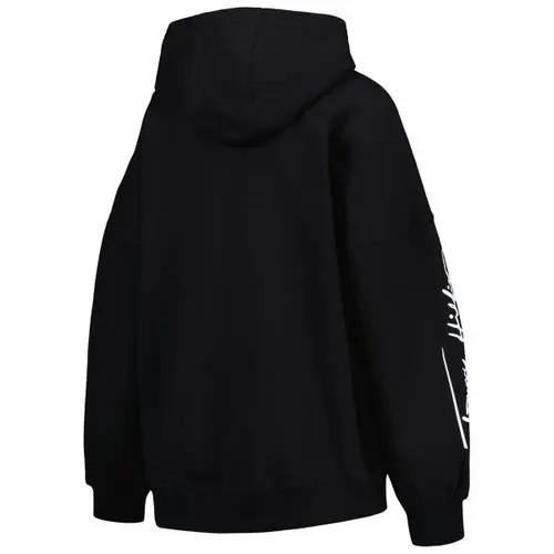 Tommy Hilfiger Las Vegas Raiders Becca Drop Shoulder Pullover Hoodie