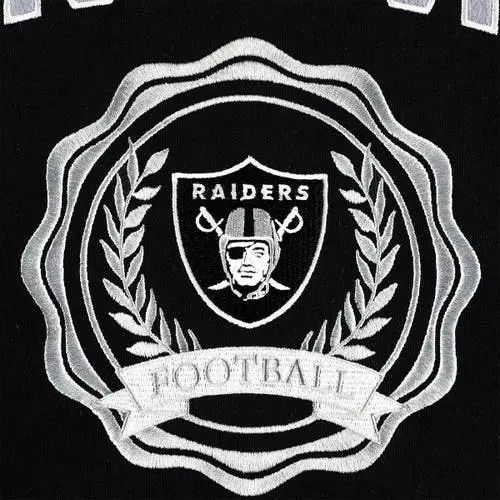 Tommy Hilfiger Las Vegas Raiders Becca Drop Shoulder Pullover Hoodie