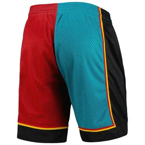 Mitchell & Ness Detroit Pistons 1998 Hardwood Classics Split Swingman Shorts