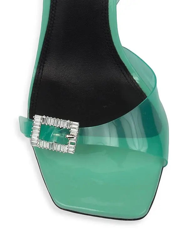 BLACK SUEDE STUDIO Porsha Slingback Sandal