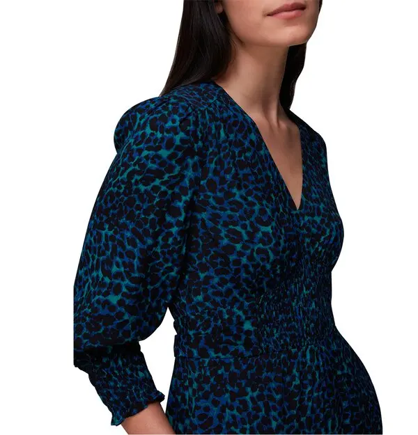 Whistles Forest Leopard Print Jumpsuit