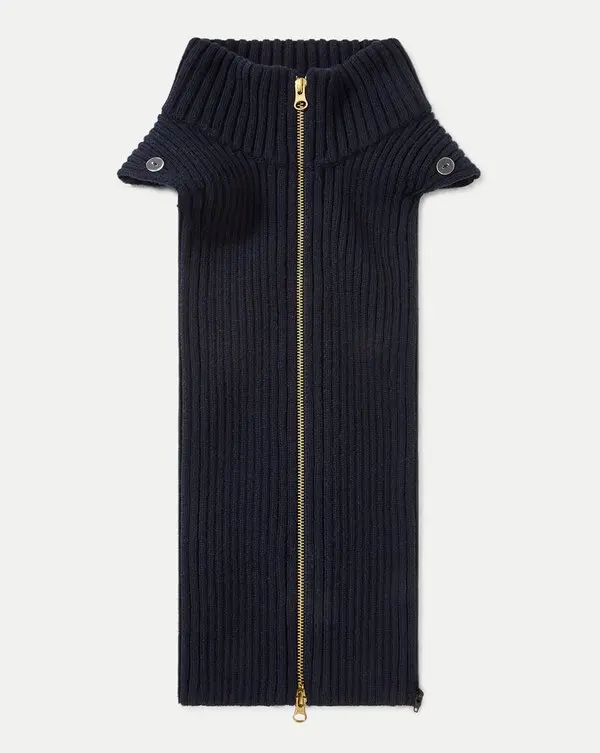 Veronica Beard Turtleneck Dickey - Navy