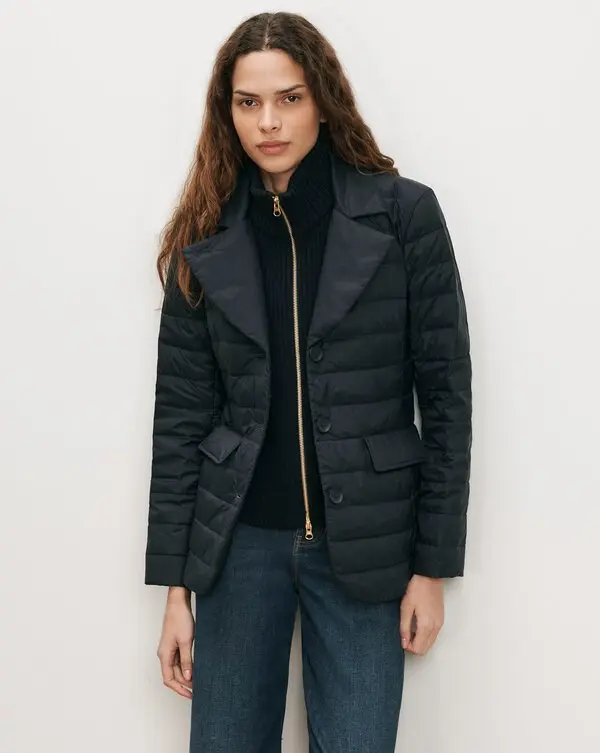 Veronica Beard Turtleneck Dickey - Navy