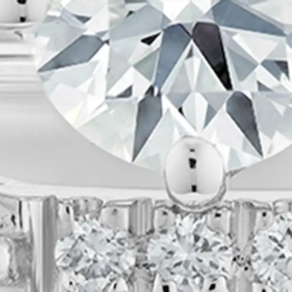 DE BEERS JEWELLERS White Gold And Diamond Arpeggia Three Row Ring