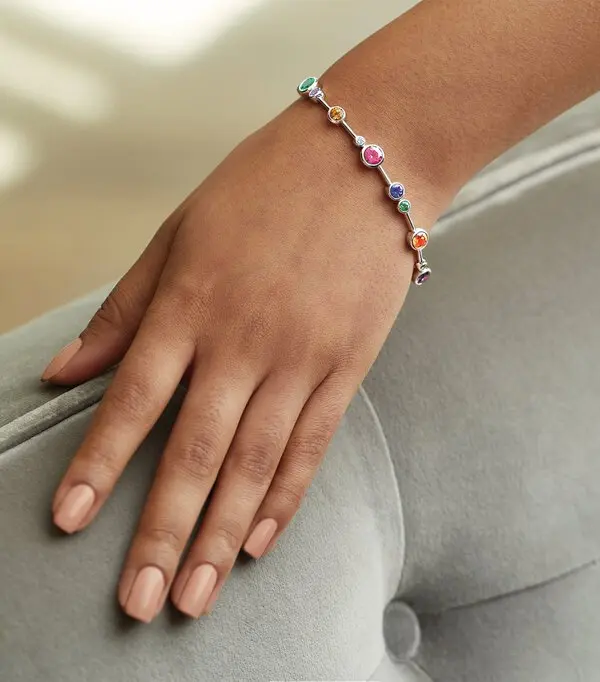 BOODLES Raindance Rainbow Bracelet - White