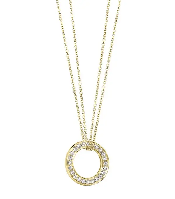 BOODLES Yellow And Diamond Roulette Pendant - Gold