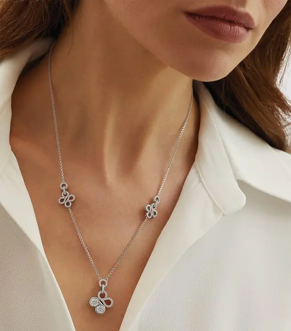 BOODLES White And Diamond Be Necklace - Gold