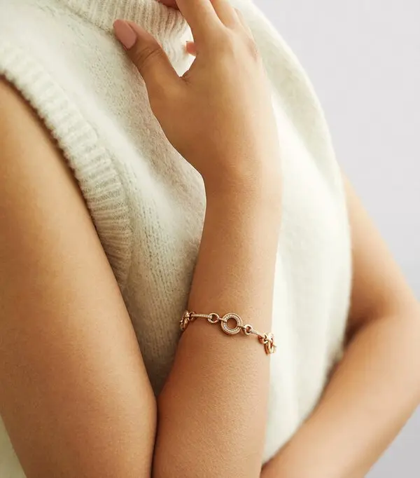BOODLES Rose And Diamond Classic Roulette Bracelet