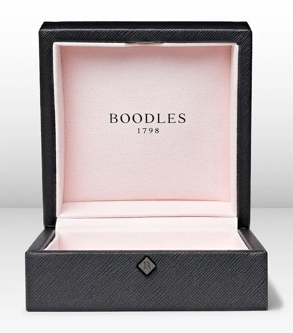 BOODLES Rose And Diamond Long Mini Roulette Necklace